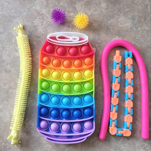 Toys | Popit Can Soda With 5 Sensory Items | Poshmark